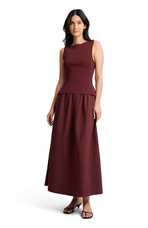 ONIA Boatneck Mix Media Dress